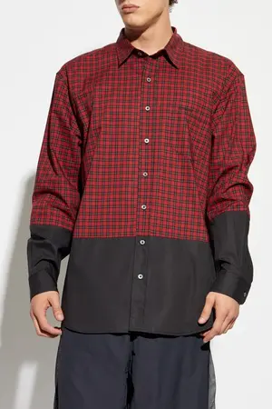 Vetements Two-tone Plaid Pattern Shirt