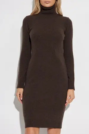 MAISON MARGIELA Wool Turtleneck Dress