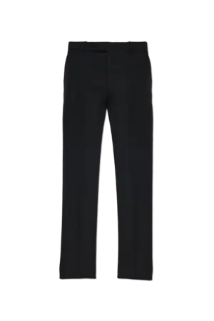 Alexander McQueen Wool Pleated Trousers