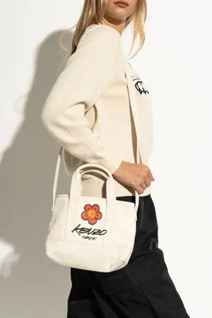 Kenzo Printed Canvas Handbag
