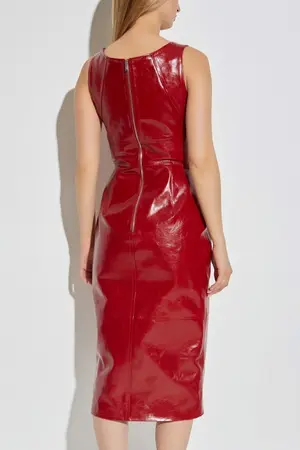 Dsquared2 Leather Dress