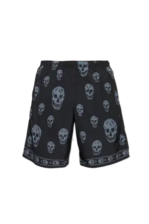 Alexander McQueen Skull Motif Swim Shorts