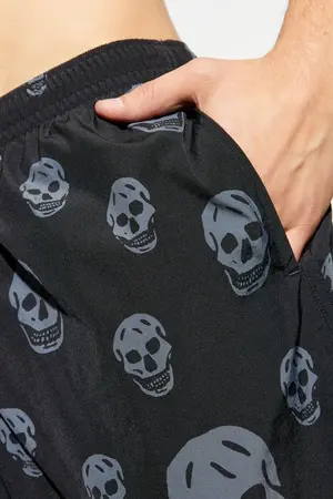 Alexander McQueen Skull Motif Swim Shorts