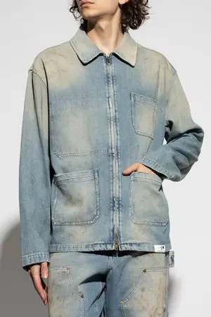 GOLDEN GOOSE Vintage Effect Denim Jacket