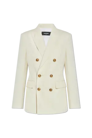 Dsquared2 Wool Blazer - Cream