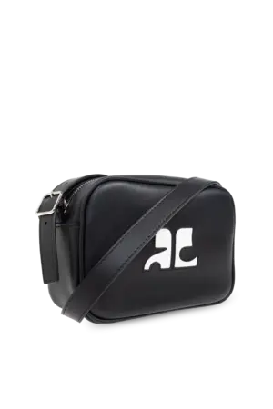 COURREGES Re-edition Shoulder Bag - Black