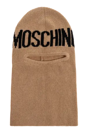 Moschino Logo Balaclava - Brown