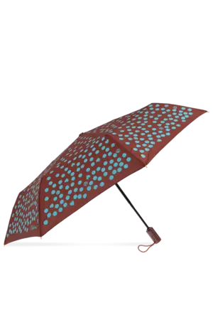 Moschino Folding Umbrella - Brown