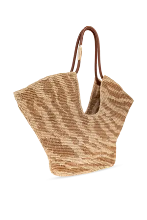 Zimmermann Raffia Shopper Bag - Beige