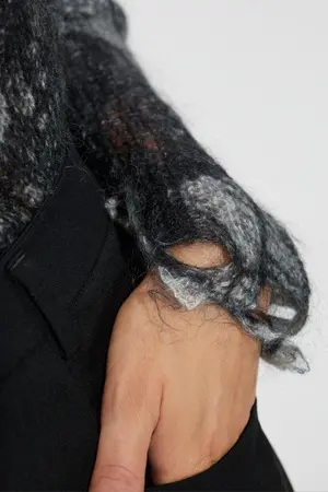 R13 Vintage-effect Sweater - Grey