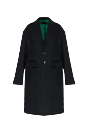 Dsquared2 Wool Overcoat - Black