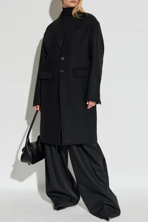 Dsquared2 Wool Overcoat - Black