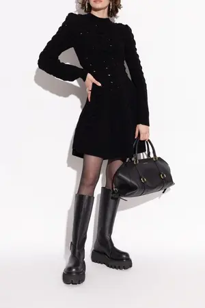 Alexander McQueen Leather Platform Boots