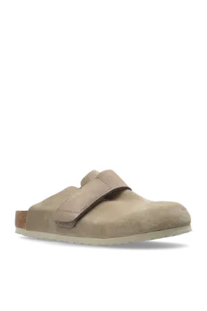 BIRKENSTOCK Loma Suede Slides - Beige