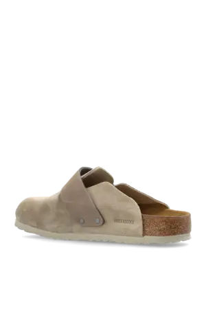 BIRKENSTOCK Loma Suede Slides - Beige