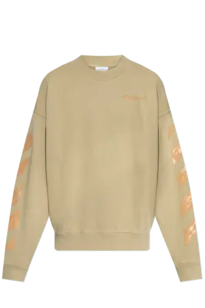 Off-white Elasticated Sweatshirts Hoodies For Men