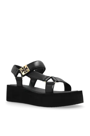 Tory Burch Platform Sandals - Black