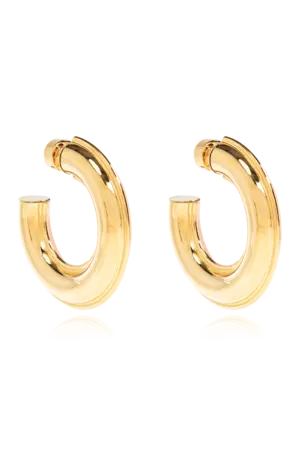 Marni Brass Hoop Earrings - Gold