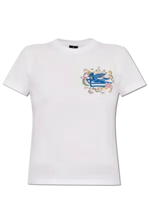 Etro Round Neck T-shirts For Women