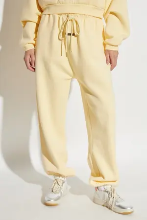Fear Of God Sweatpants With Logo Patch - Yellow