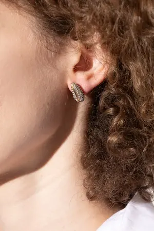 Tory Burch Earrings With Shimmering Crystals
