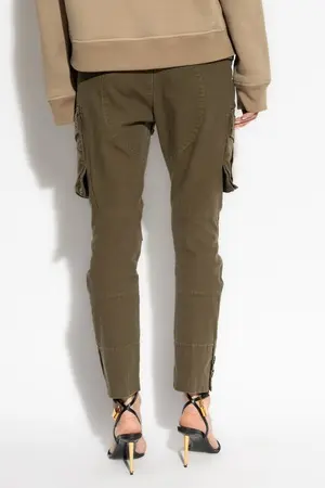Dsquared2 Dark Cotton Blend Cargo Pants