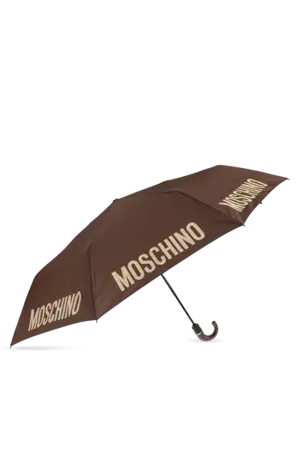 Moschino Folding Umbrella - Brown