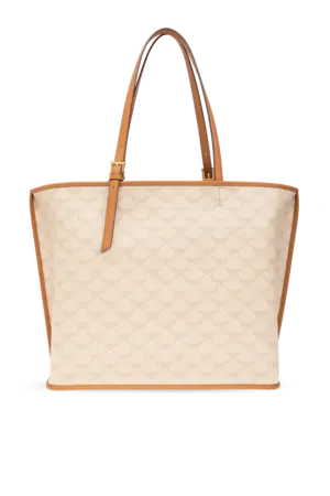 Mcm Himmel Medium Shopper Bag - Beige