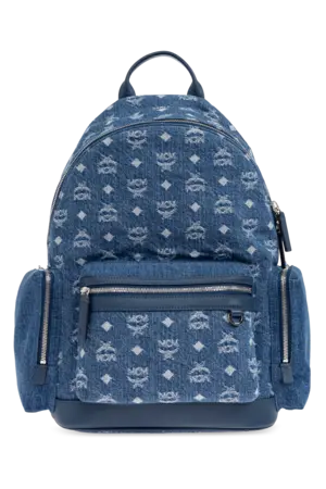 Mcm Stark Backpack - Blue