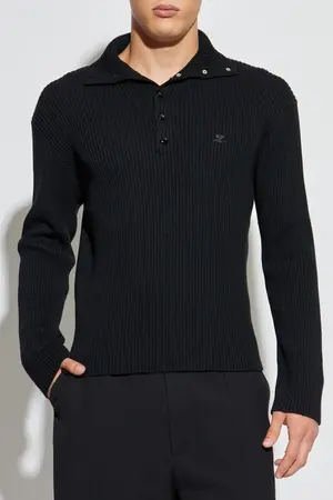 COURREGES Ribbed Wool Sweater