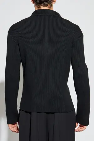 COURREGES Ribbed Wool Sweater