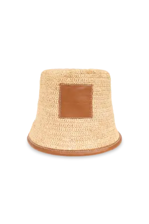 Jacquemus Soli' Woven Hat - Beige