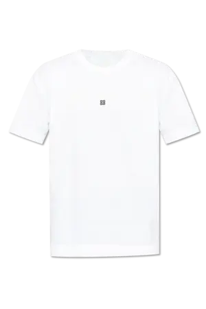 Givenchy T-shirt With Embroidered Logo - White
