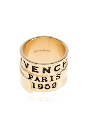 Givenchy Engraved Logo Ring - Gold