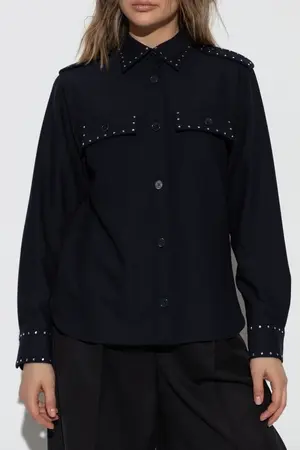 Zadig&Voltaire Taskam Embellished Oversized Shirt