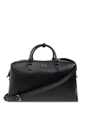 Dolce & Gabbana Leather Duffle Bag - Black