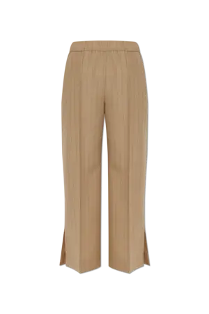 JIL SANDER Wool Wide Leg Trousers