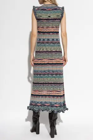 Ulla Johnson Ajak Knit Midi Dress - Multicolour