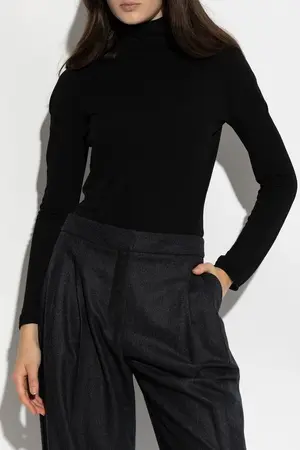 Alaïa Body With Stand-up Collar - Black
