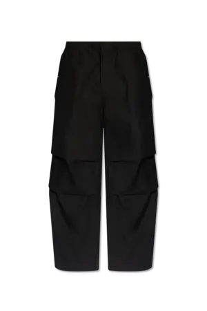 JIL SANDER Cotton Flared Trousers
