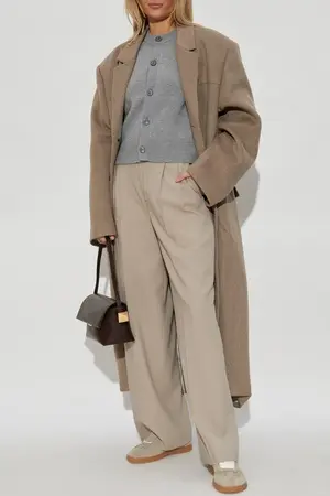 Ami Wool Trousers With Pleats