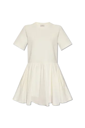 Moncler Short-sleeve Cotton-blend Dress