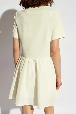 Moncler Short-sleeve Cotton-blend Dress