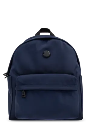 Moncler Backpack With Logo - Navy Blue