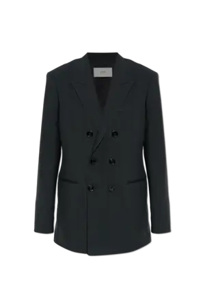 Ami Paris Notched Lapel Outerwear For Women