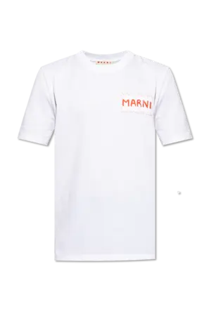 Marni Embroidered T-shirts For Men