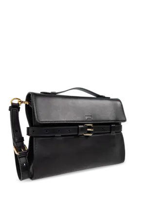 Moschino Handbag With Detachable Shoulder Strap - Black