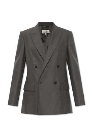 MAISON MARGIELA Wool Blazer - Grey