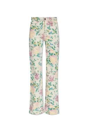 Chloé Floral Motif Jeans