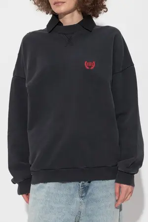 Balenciaga Sweatshirt With Shirt Collar